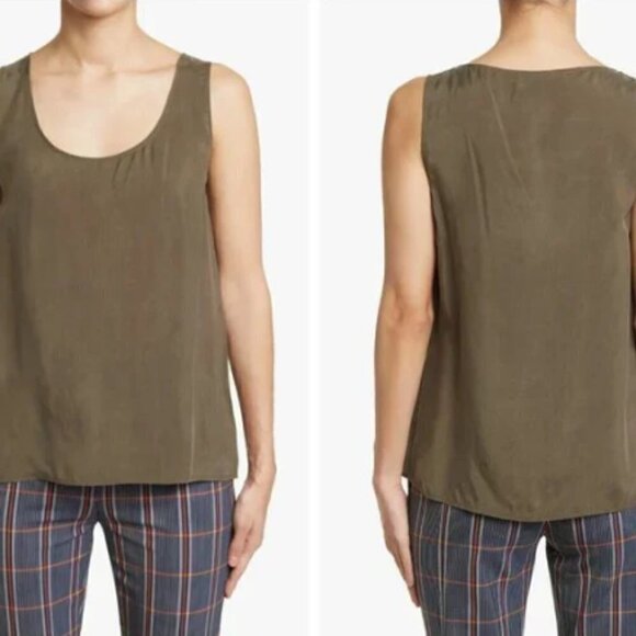 St. John | Tops | New St John Sandwashed Scoop Neck Shell Tank Top In ...